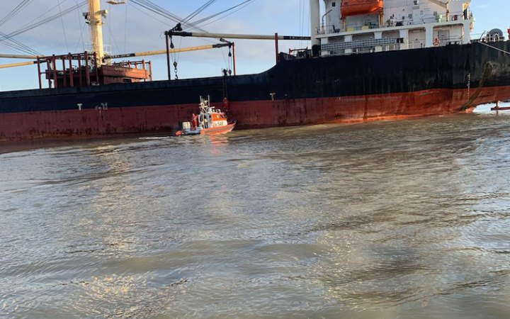 Civilian vessel explodes after hitting mine in Black Sea - LB.ua news ...