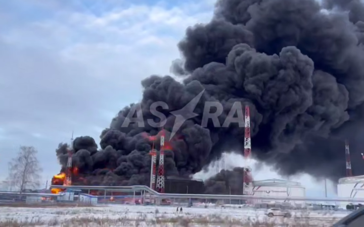 Second tank catches fire after drone strike on Orel oil depot